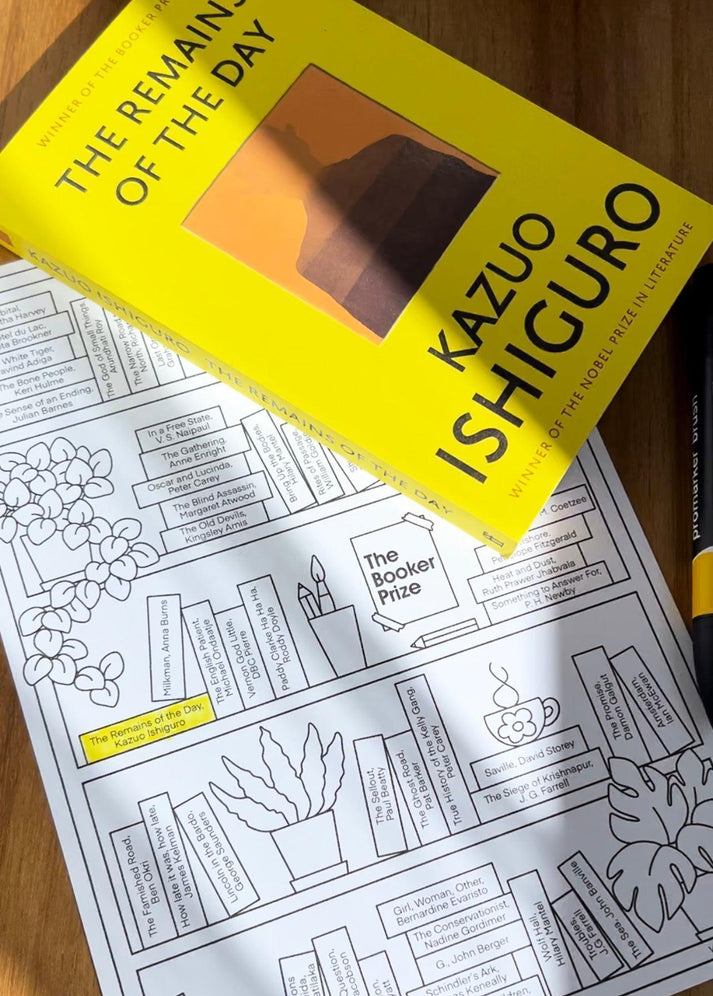 Printable Booker Prize reading challenge, complete Booker prize digital ...